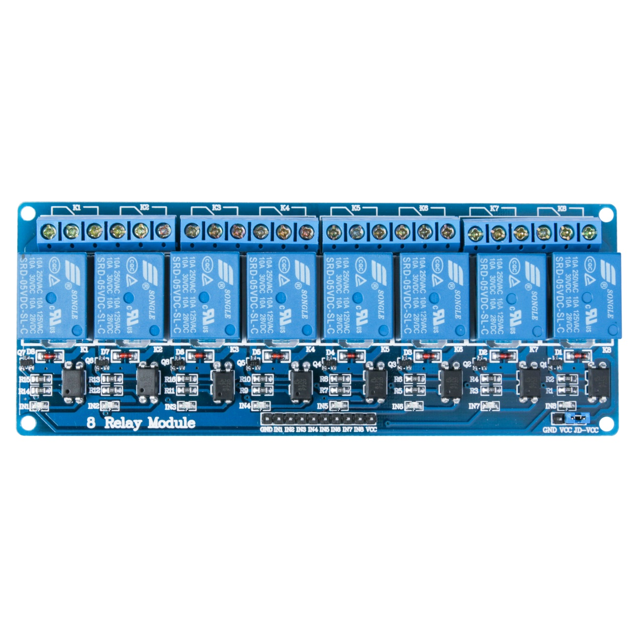 8 CHANNEL 5V 10A RELAY MODULE | ELEGOO WIKI